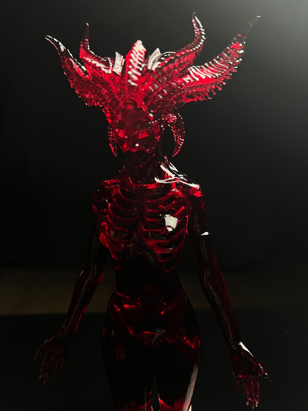 Diablo IV Lilith Born in Blood Statue Tinted Transparent High Quality ...