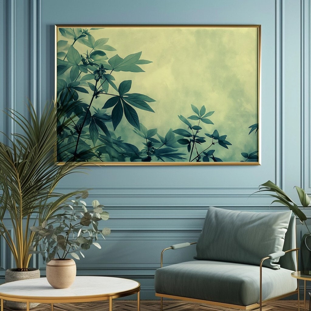 Nature, Frame, Paintings, Digital Download, Cozy, Relaxing Painting - Etsy