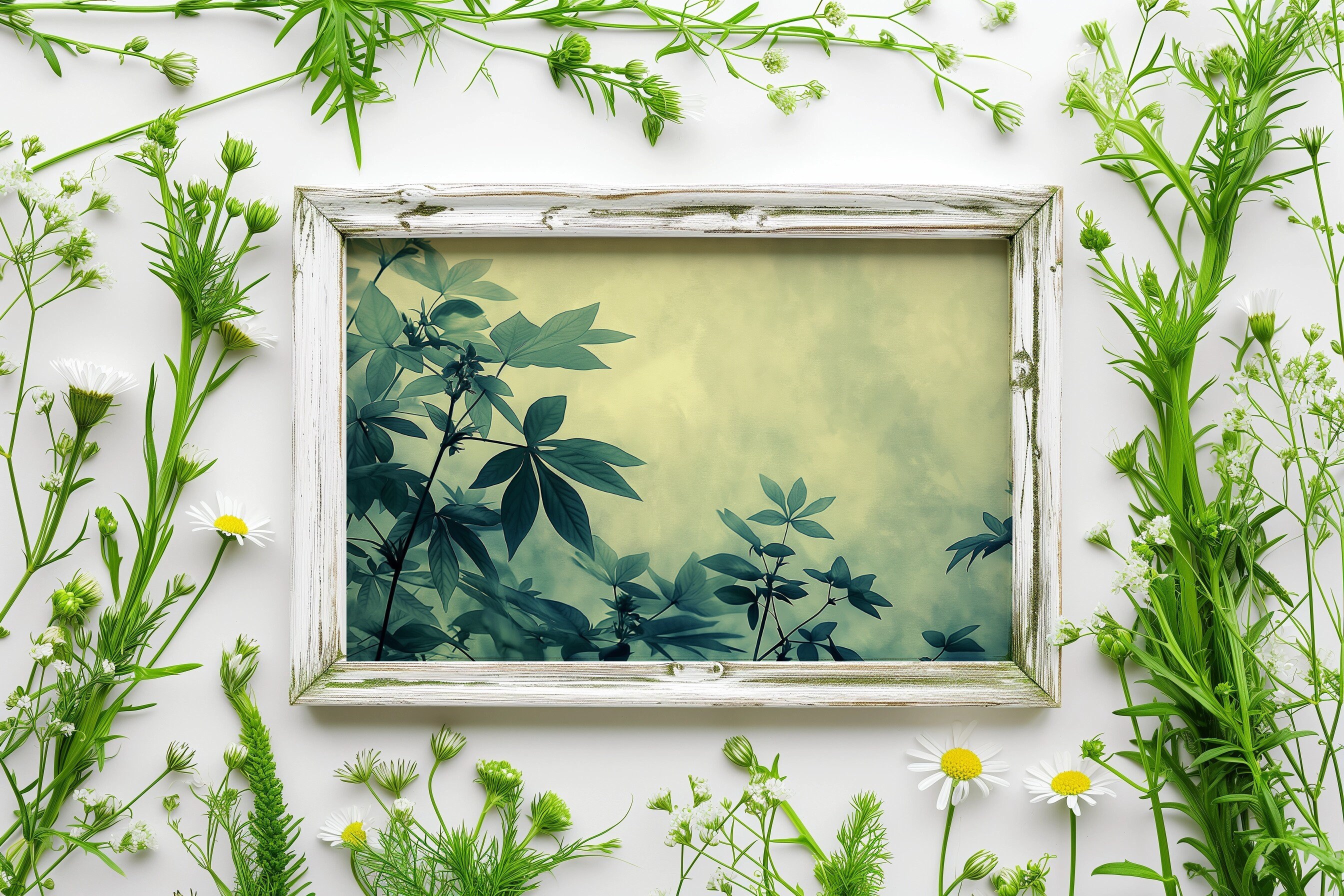 Nature, Frame, Paintings, Digital Download, Cozy, Relaxing Painting - Etsy