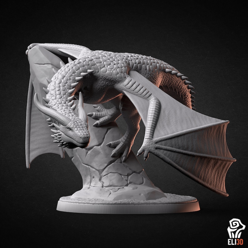 Dragons STL Files for 3D Printing - Etsy