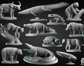 Animals Ocean Wildlife STL Files for 3D Printing - Etsy