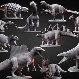 Dinosaurs - Prehistoric Life 3 - STL Files for 3D Printing - Etsy