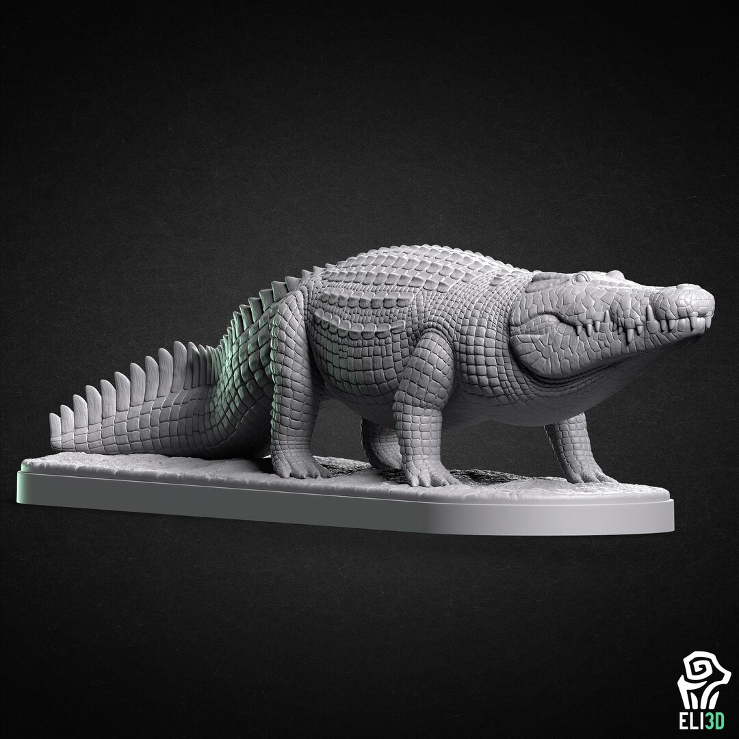 Crocodile Walking Animal STL File for 3D Printing - Etsy