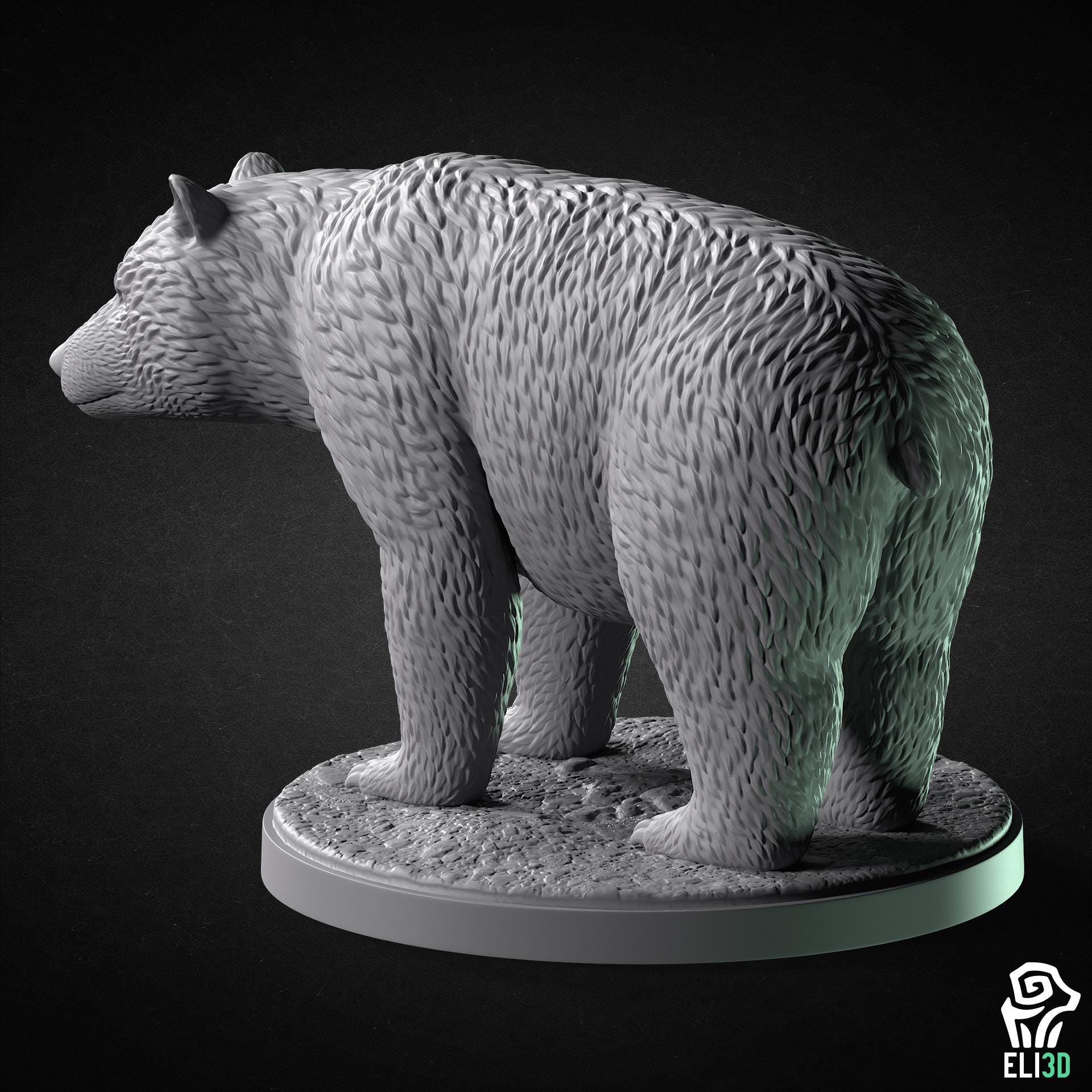 Bear - Animal STL File for 3D Printing - Etsy