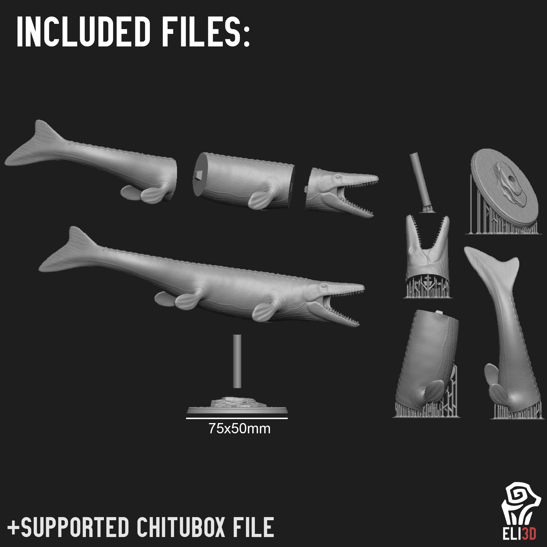 Mosasaurus - Dino STL File for 3D Printing - Etsy