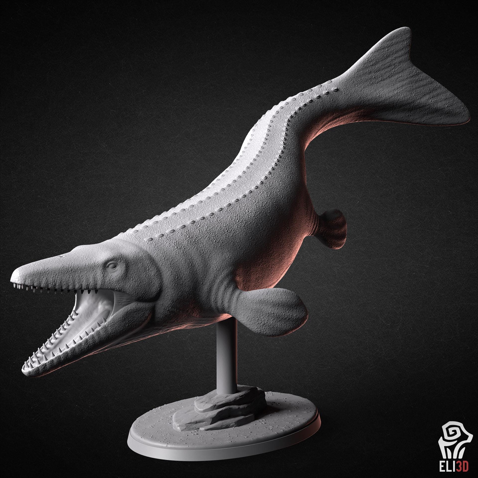Mosasaurus - Dino STL File for 3D Printing - Etsy