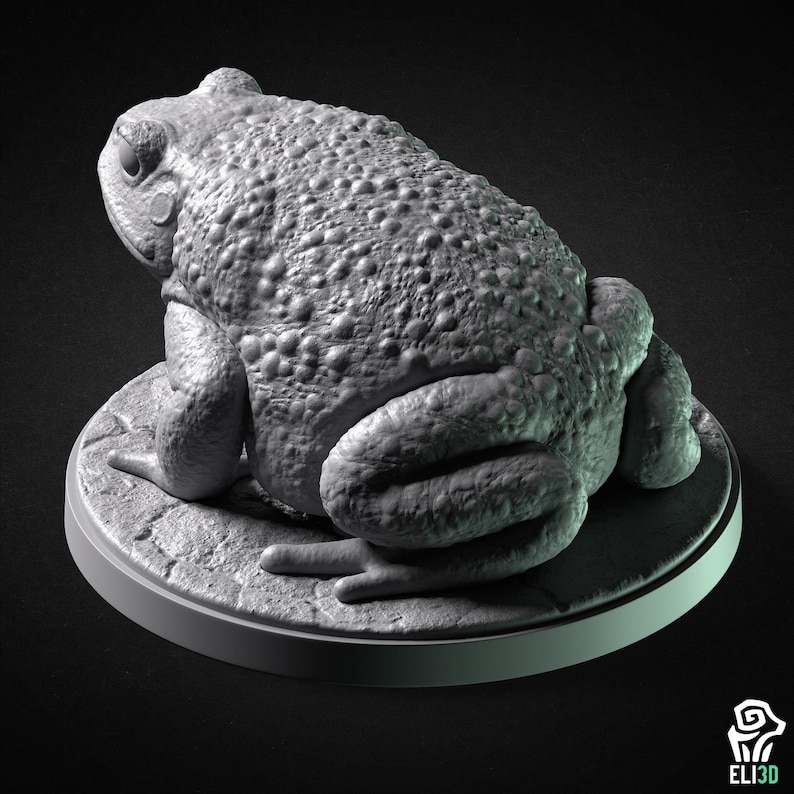 Toad - Animal STL File for 3D Printing - Etsy