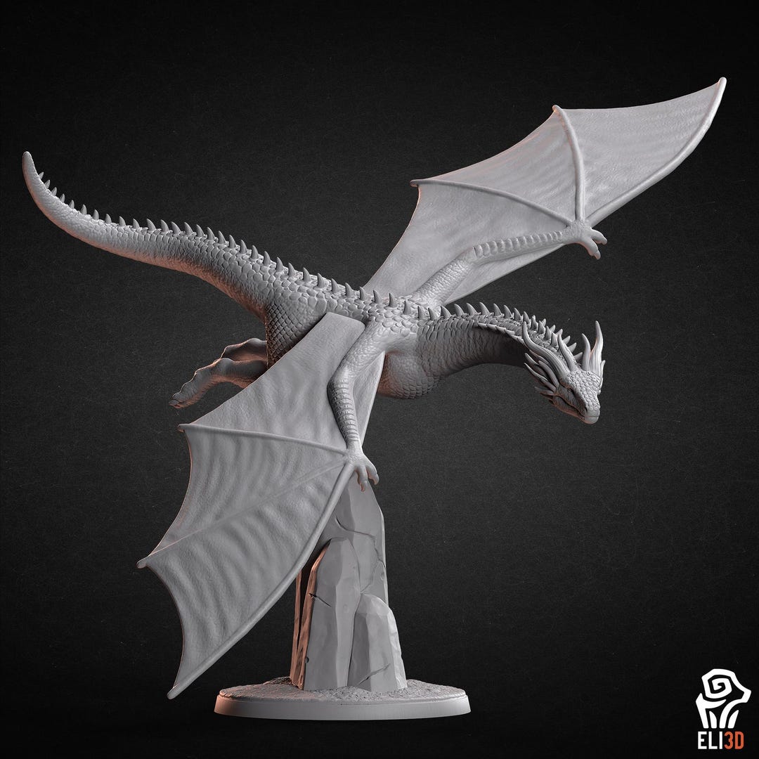 Dragon 4 - STL File for 3D Printing - Etsy