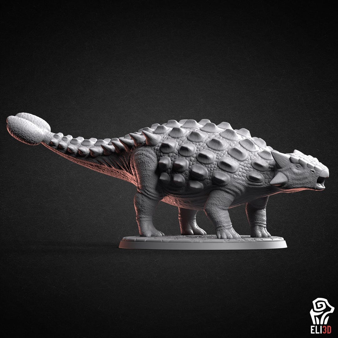 Ankylosaurus - Dinosaur STL File for 3D Printing - Etsy