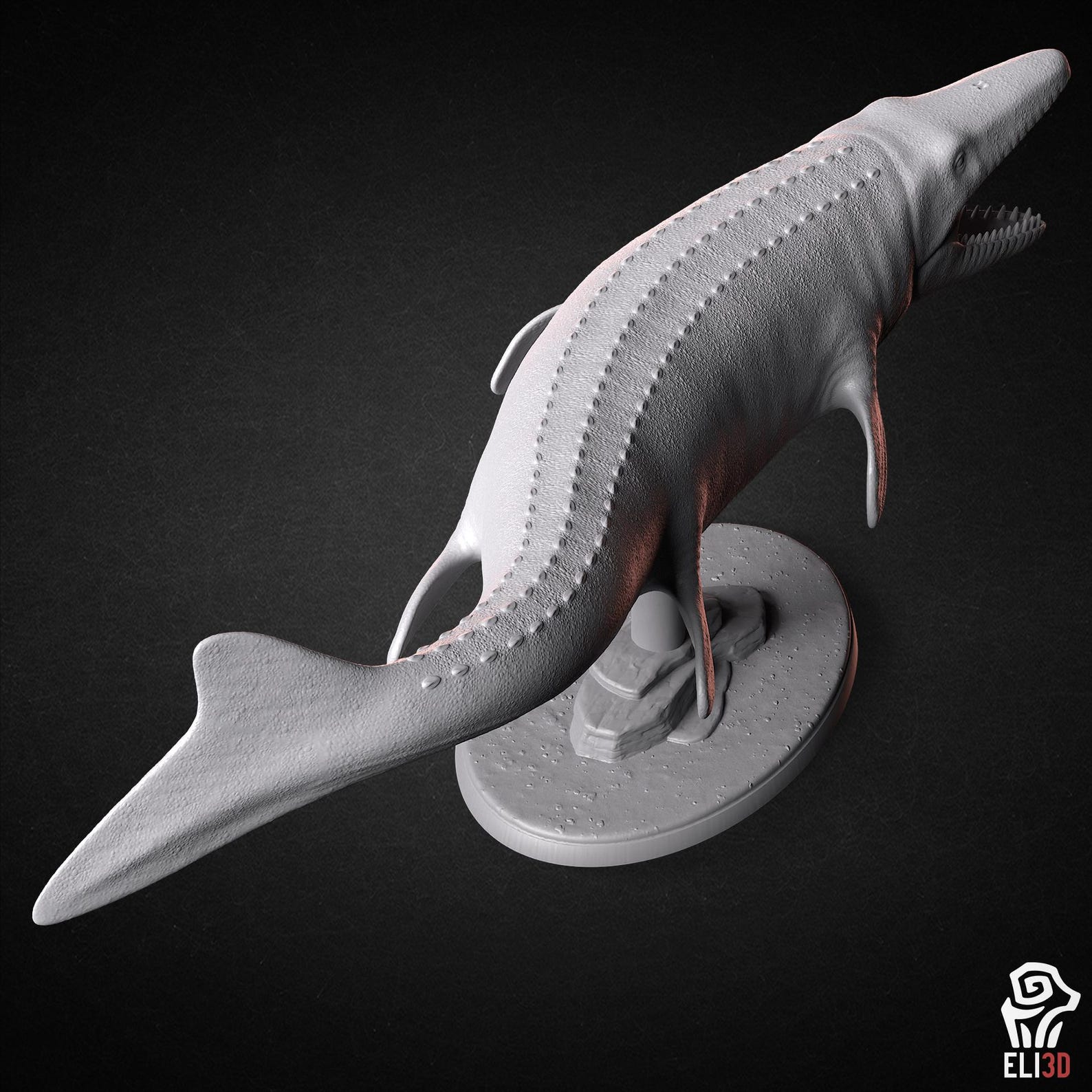 Mosasaurus - Dino STL File for 3D Printing - Etsy