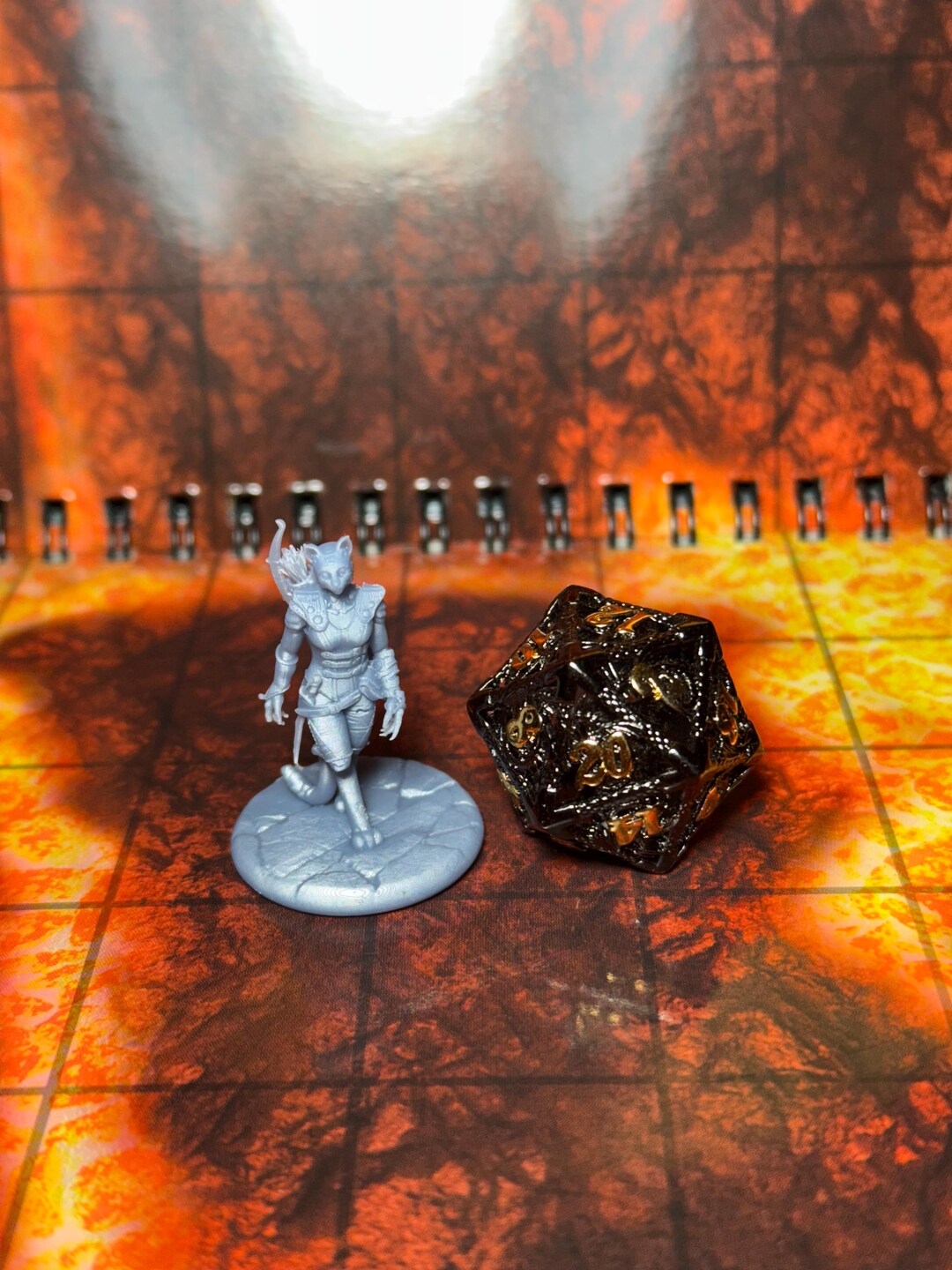 Female Catfolk Rogue | 28mm Scale | Resin 3D Printed | D&D | Pathfinder ...