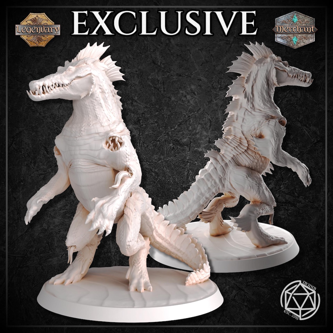 Cipactli Mythic Sea Beast Monster Miniature Aztec Inspired Kaiju ...