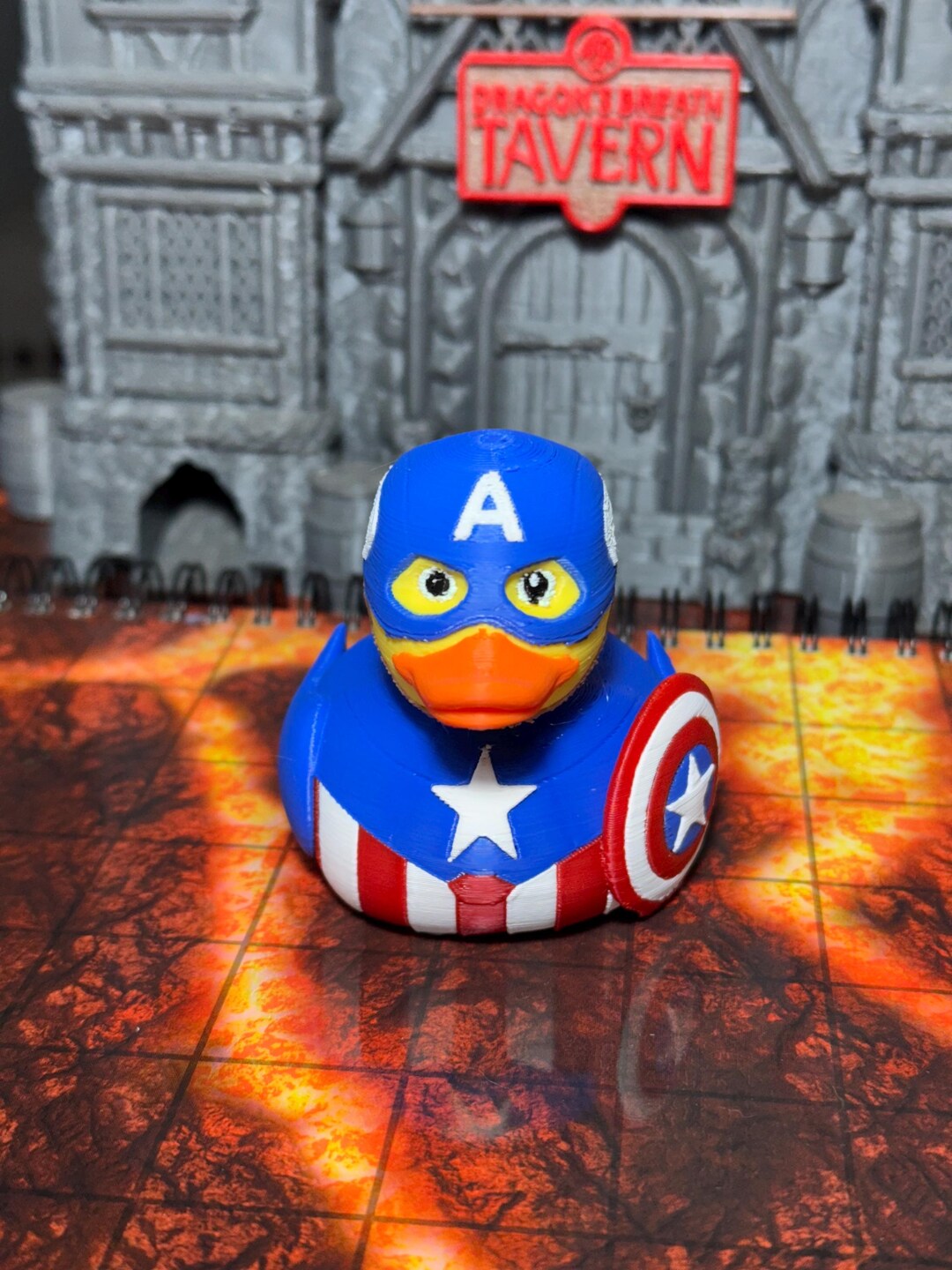 Captain America Duck - Etsy