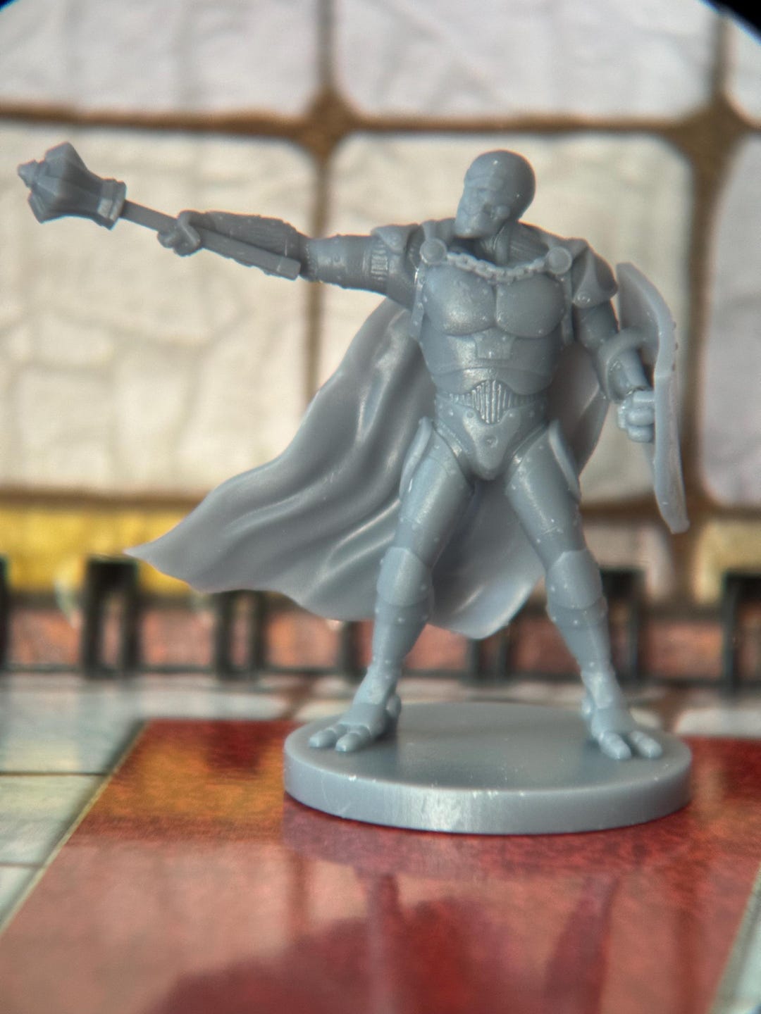 Warforged Cleric Miniature | 3D Printed DND Construct Healer | Hammer ...