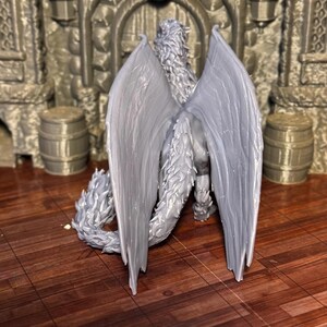 Lion Drake - 3D Printed Miniature | 28mm Scale | D&D Pathfinder TTRPG ...