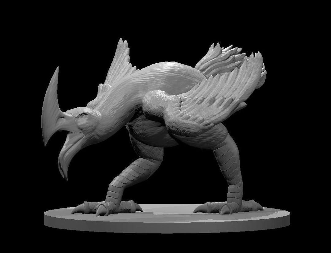 Axe Beak | 3D Printed Resin Miniature | Monster Manual 2025 | D&D ...