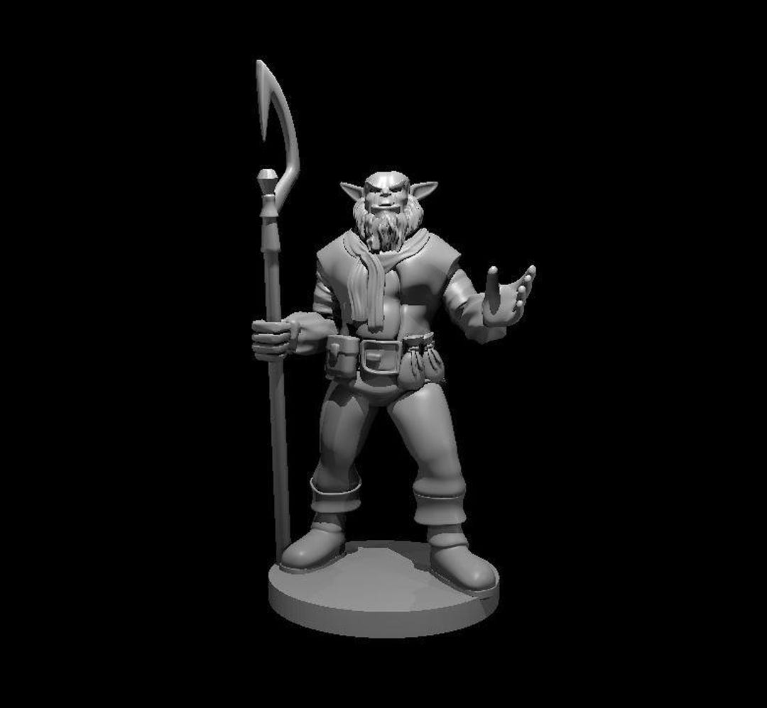 Bugbear Sorcerer | Scaleable Spellcaster Mini | MZ4250 Resin Model for ...