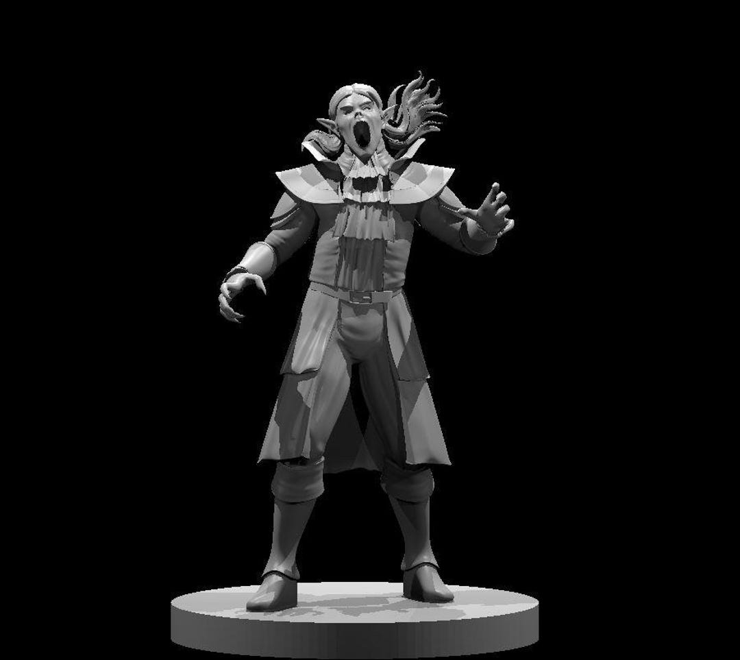 Banshee Miniature – Male or Female Options | 3D Printed D&D Monster ...