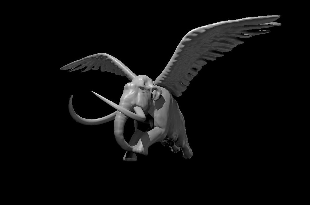 Lulu Miniature | 3D Printed Celestial Companion | Flying Elephant ...