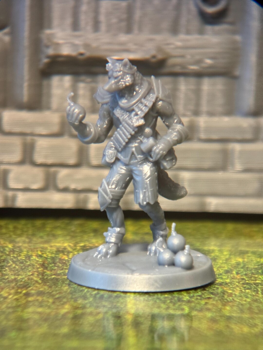Wolffolk Artificer Miniature | 28mm Wolffolk Inventor for D&D ...