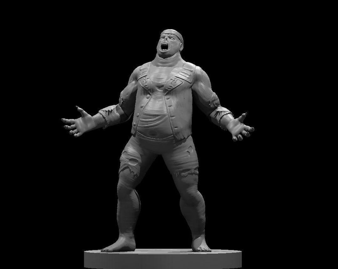 Lacedon Ghoul Miniature | 28mm Scale Resin Model | D&D, Pathfinder ...