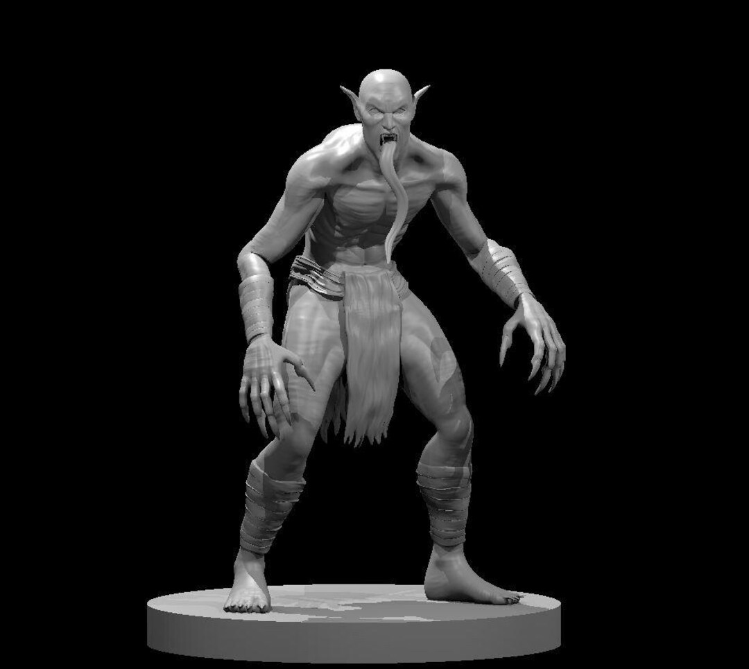 Ghast Miniature | 28mm Scale Resin Model | D&D, Pathfinder, Fantasy ...