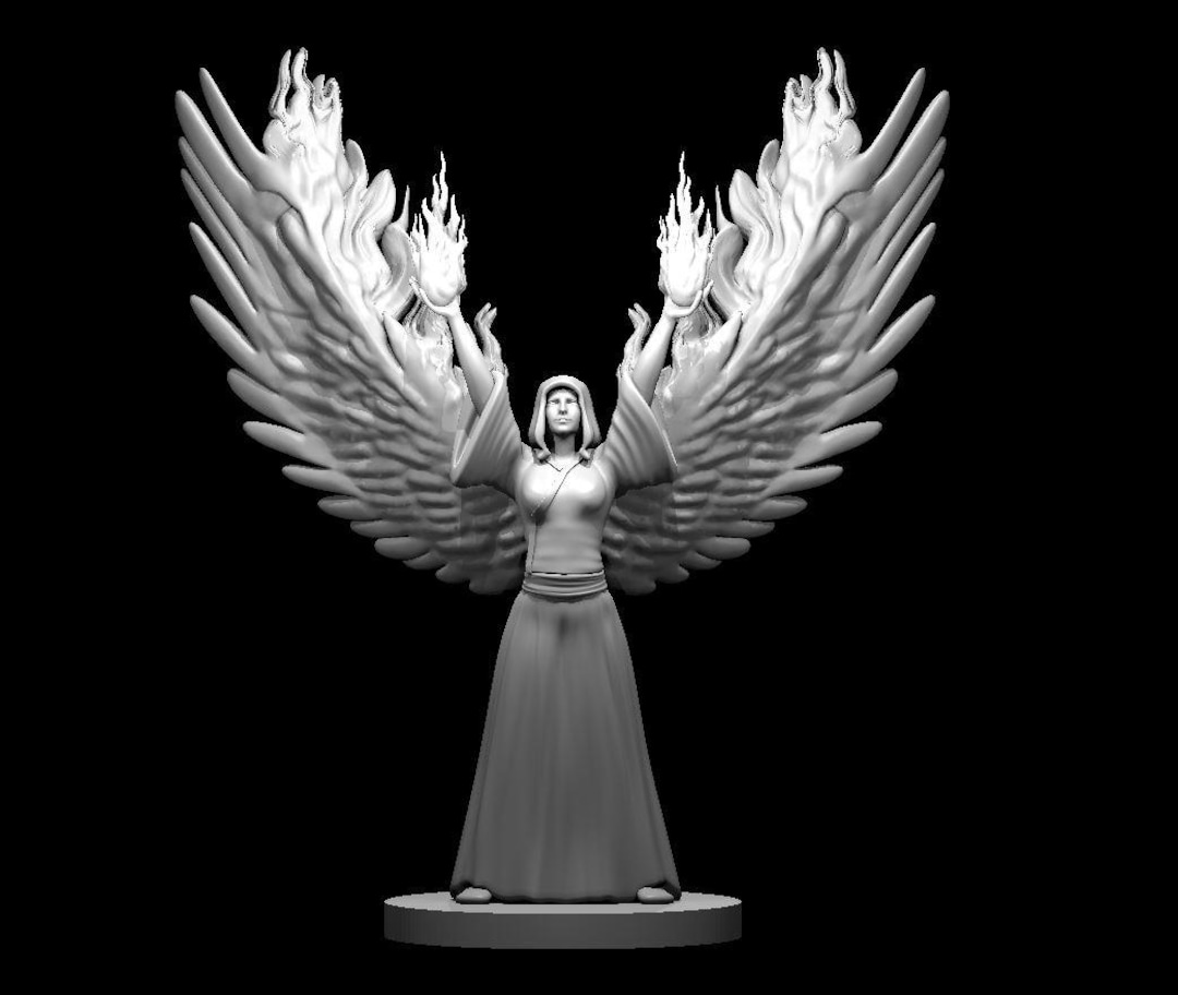 Human Female Sorcerer Miniature | Magic Caster for D&D and Tabletop ...