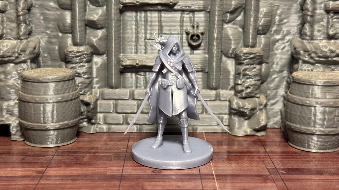 Elf Female Ranger Dual Wield Blades Stealth Hunter Fantasy Character ...