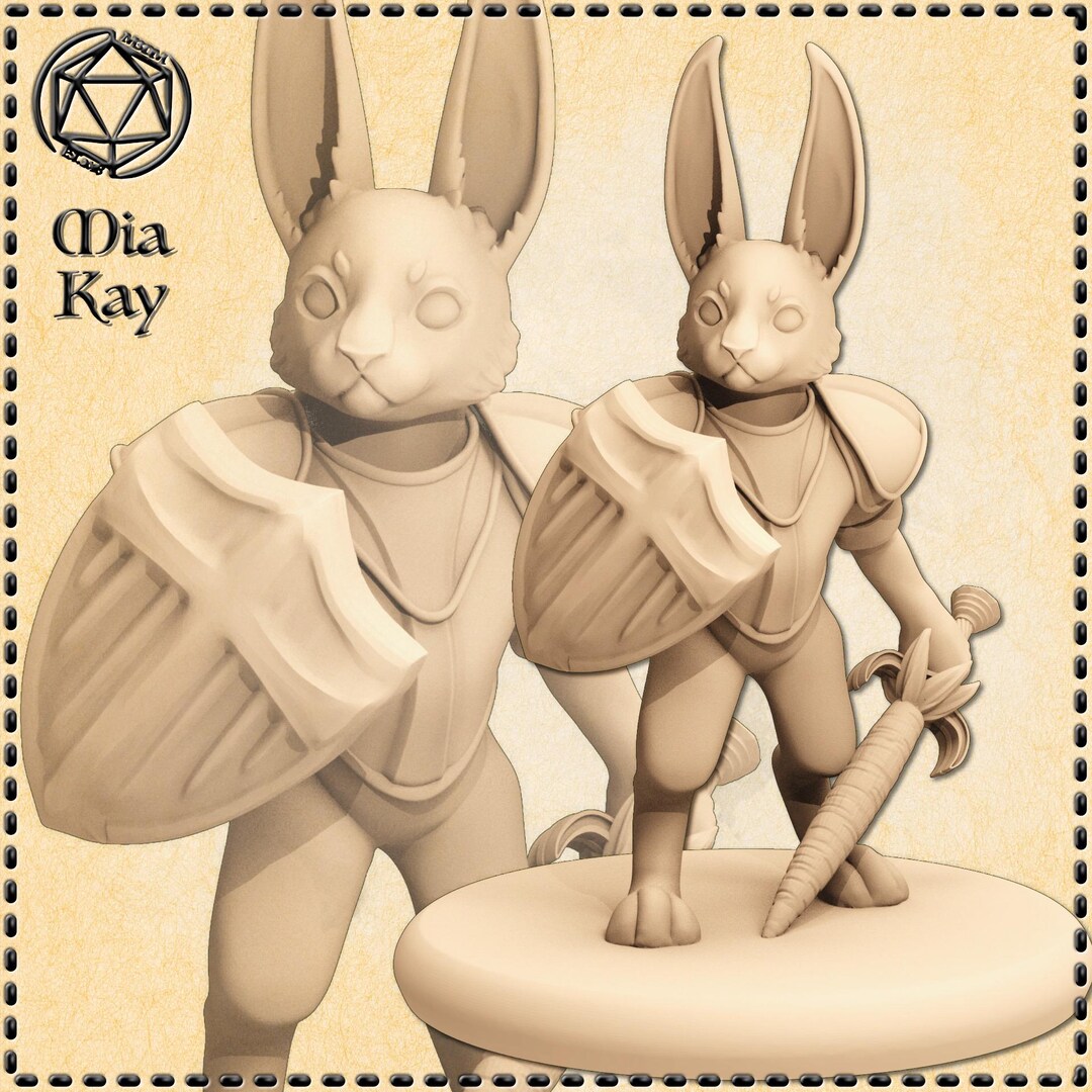 Rabbit Warrior/harengon - Etsy