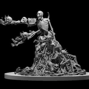 Bone Swarm Undead Miniature Skeleton Horde Monster for Dnd Pathfinder ...