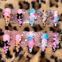 Gyaru Nails - Etsy