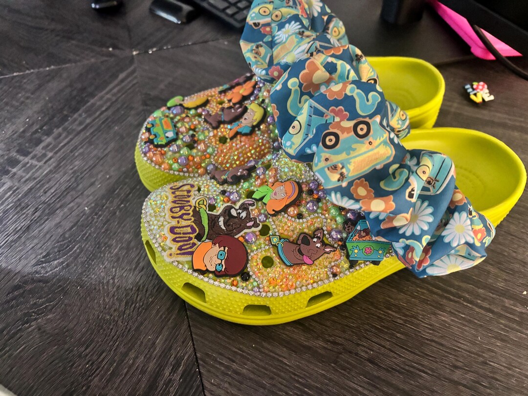 Cartoon Character Crocs, Blinged Out Shoes, Custom Designed - Etsy