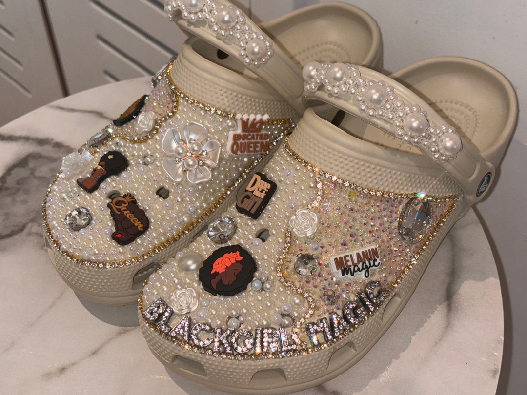 Melanin Queen Customized Crocs - Etsy