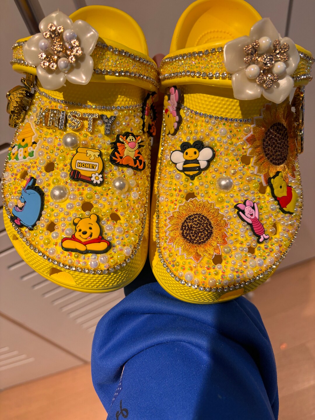 Winnie the Pooh Crocs - Etsy
