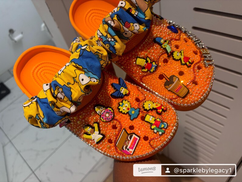 Custom Crocs,blinged Out,personalized Shoes,giftfor,xmasgift,blinged ...