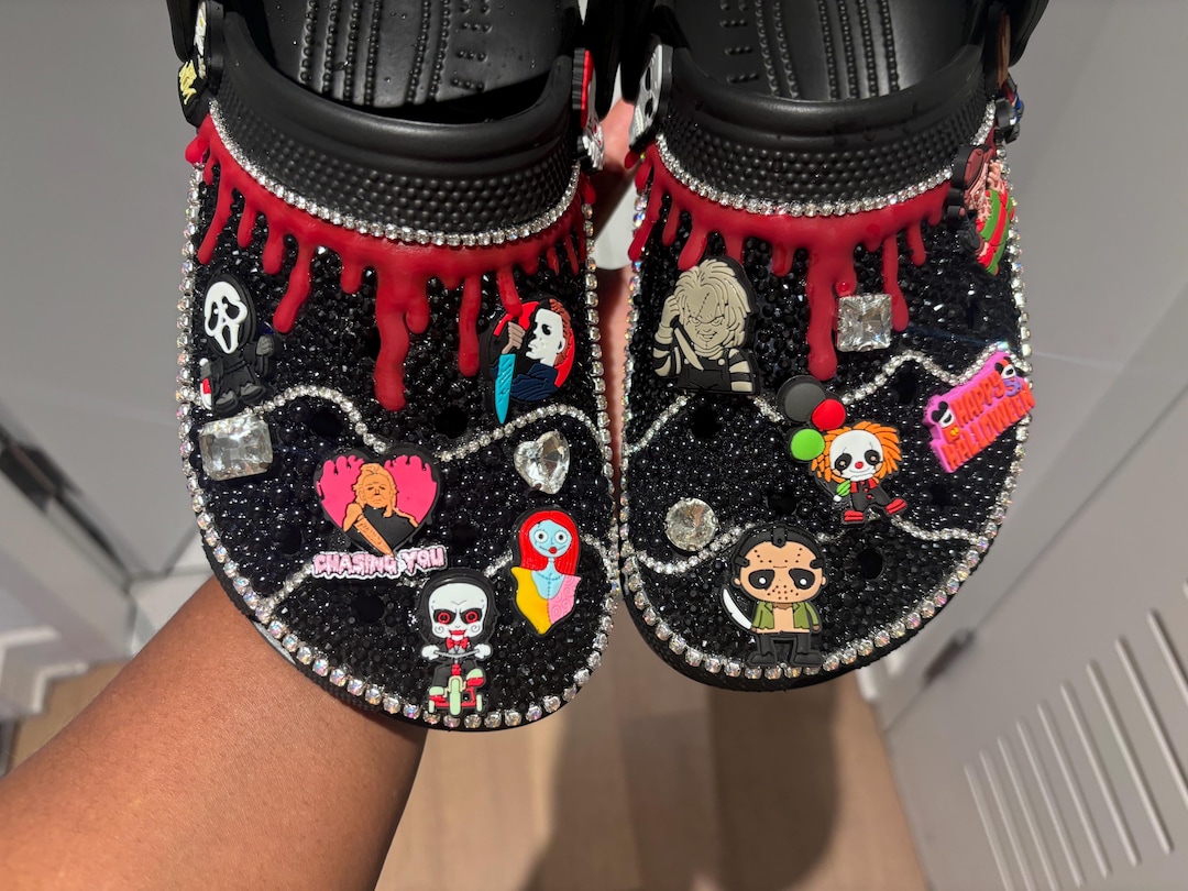 Spooky Themed Crocs - Etsy