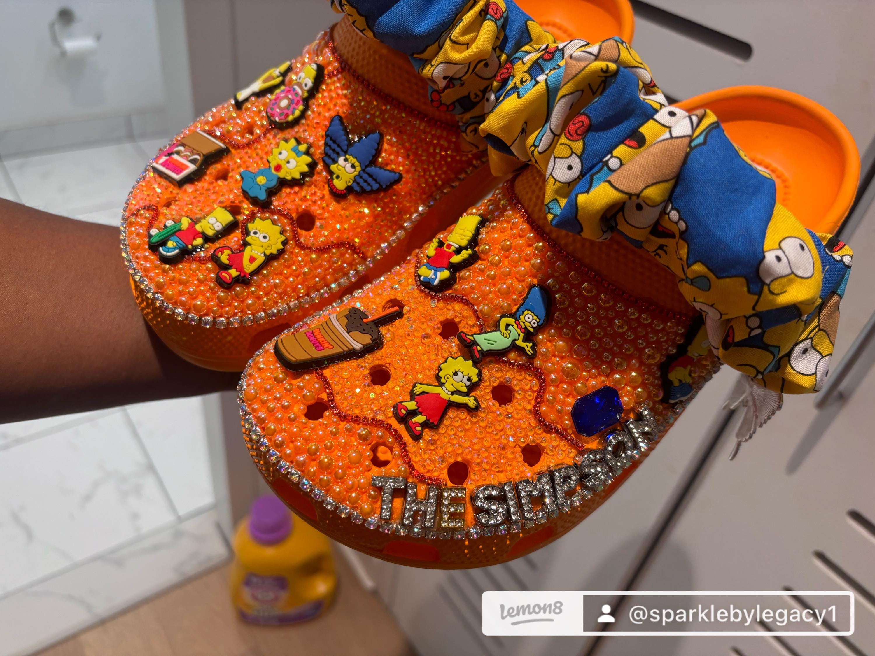 Custom Crocs,blinged Out,personalized Shoes,giftfor,xmasgift,blinged ...