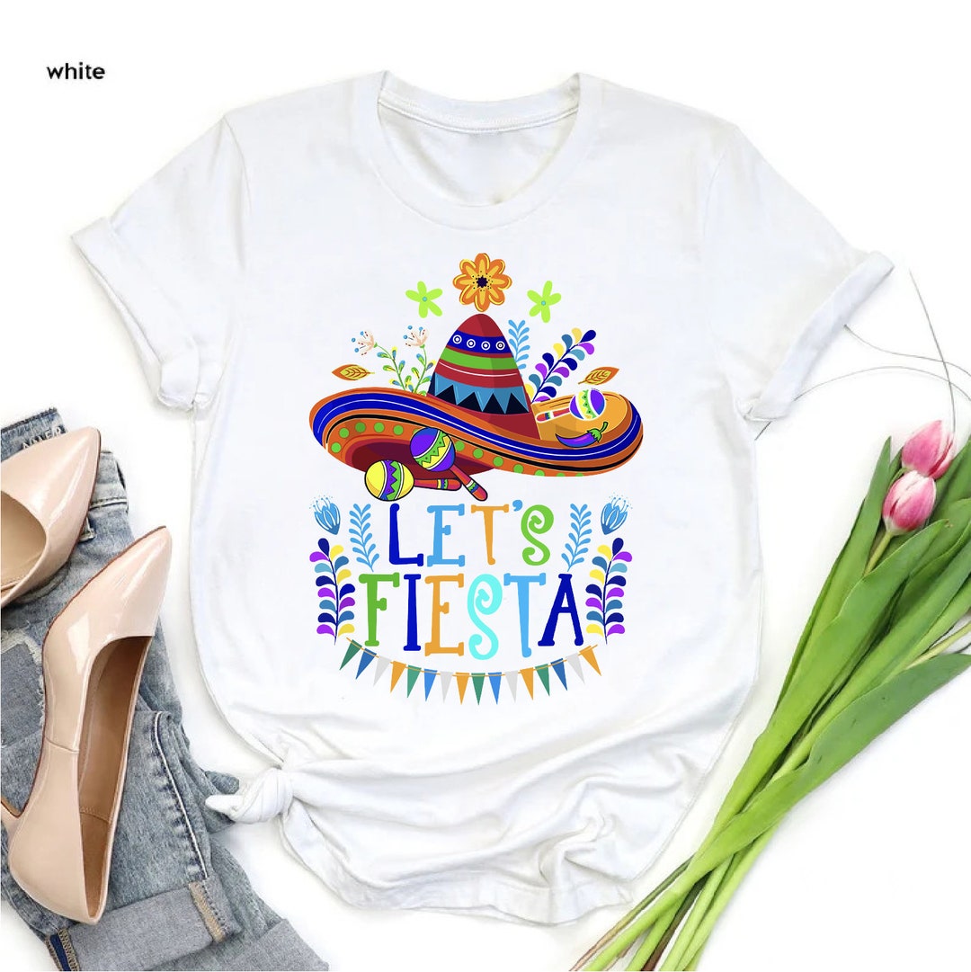 Lets Fiesta Shirt,cinco De Mayo Gift,fiesta Bachelorette Shirt,mexican ...