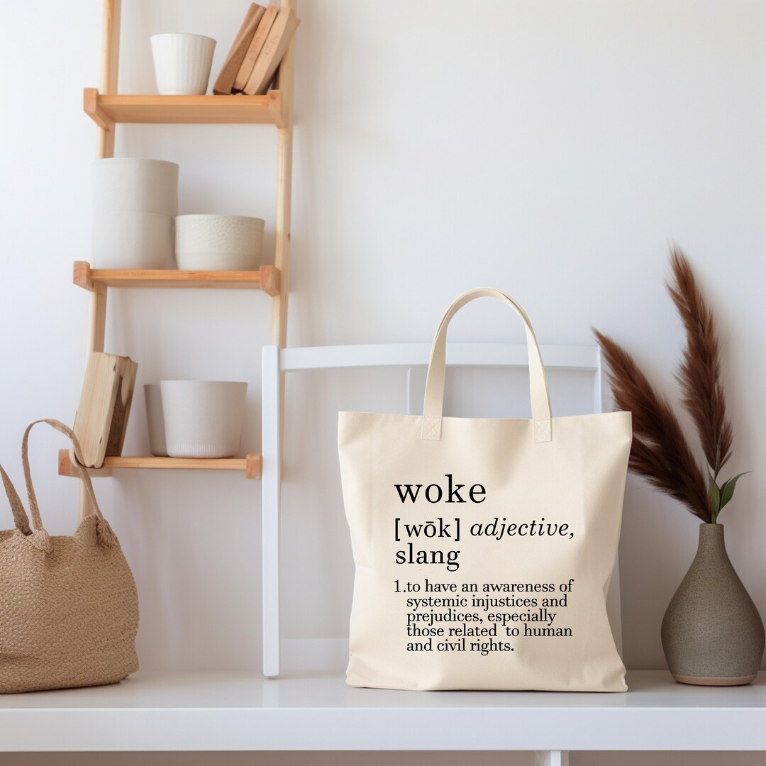 Woke Definition Tote Bag,voter Gift, Stay Woke, Social Justice Totes ...
