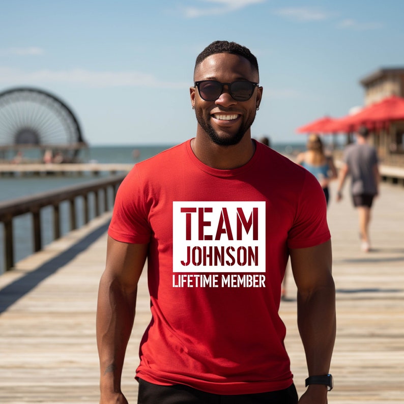 Personalized Team Family Shirt: Matching Reunion T-shirt - Etsy