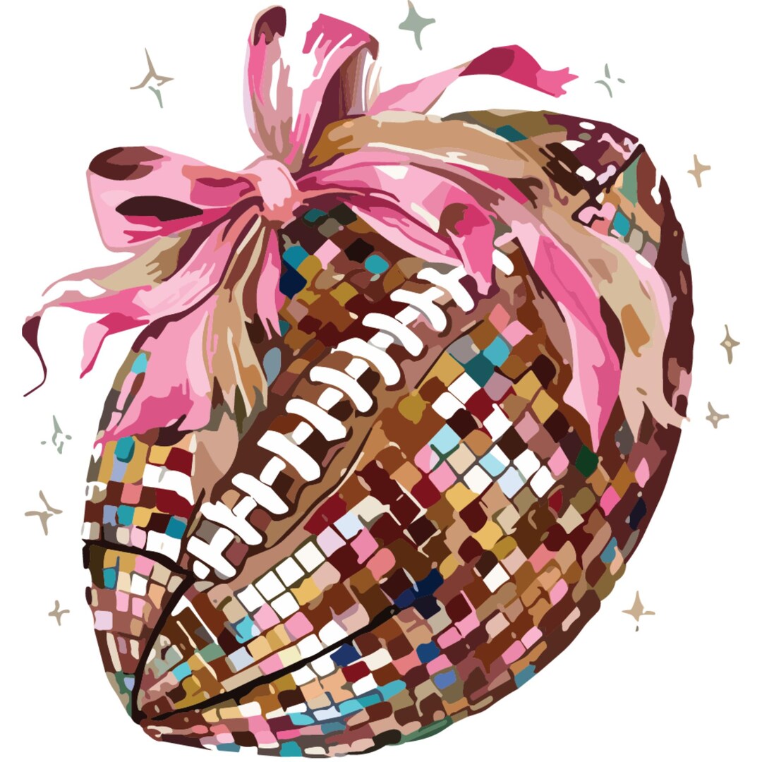 Coquette Football Png, Football Bow Png, Football Mom Png, Football Png ...