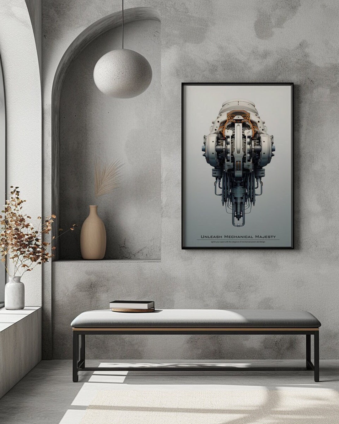 Engine Wall Art, Industrial Prints, Motor Canvas, Auto Mechanic ...