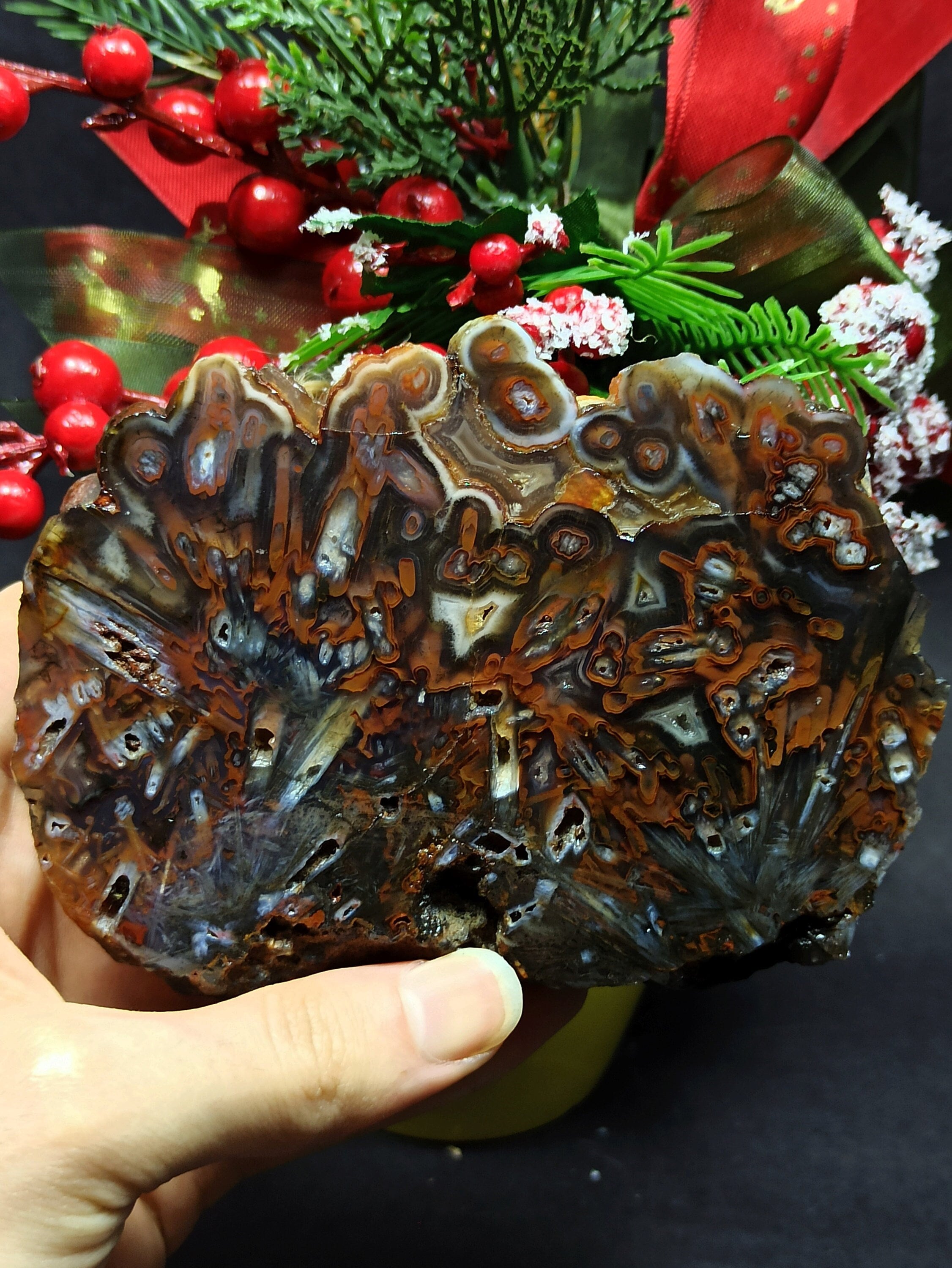 Rare 3D Turkish Red Stick Agate, Stick Agate, Metaphysical Crystals ...