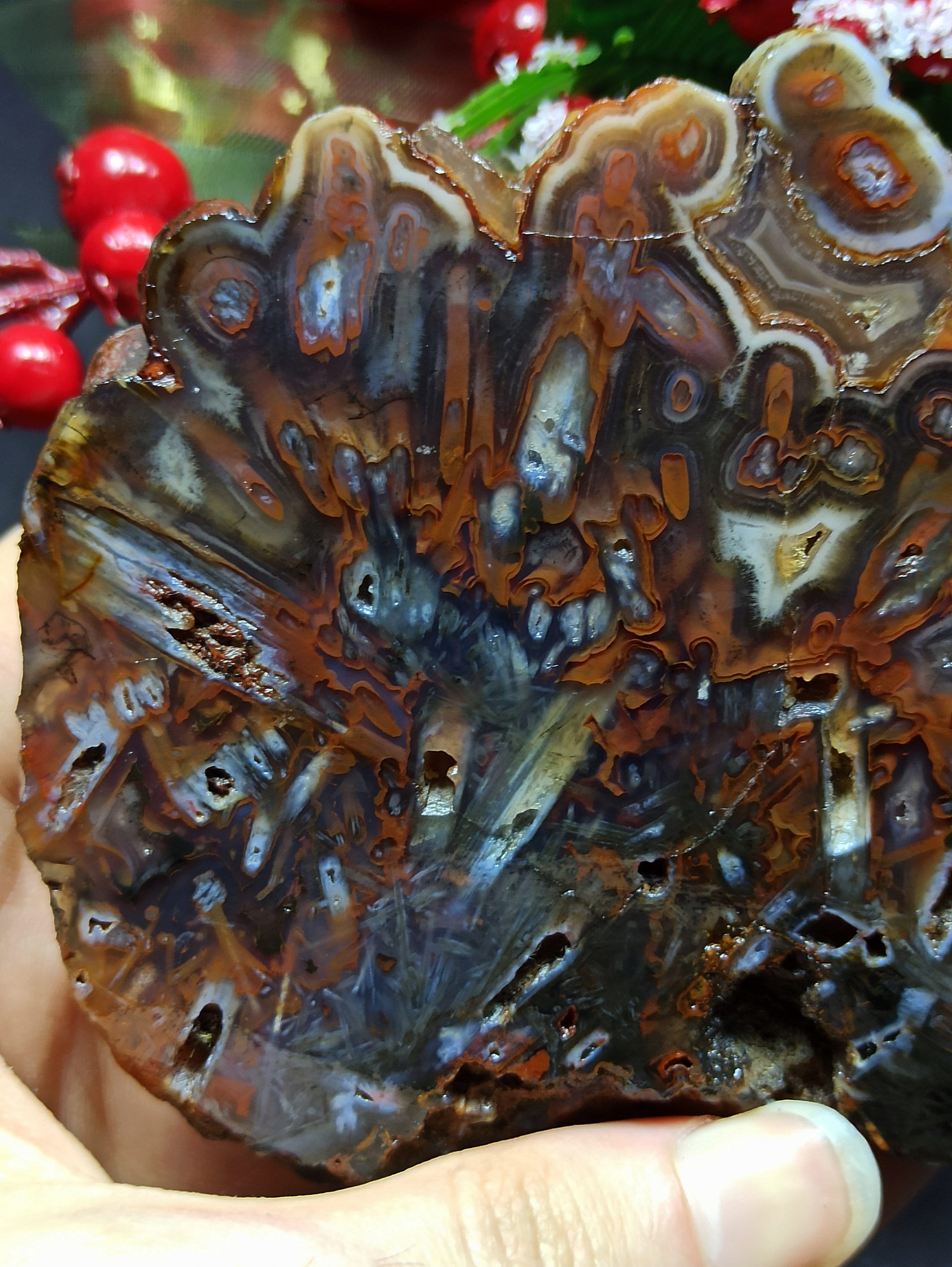 Rare 3D Turkish Red Stick Agate, Stick Agate, Metaphysical Crystals ...