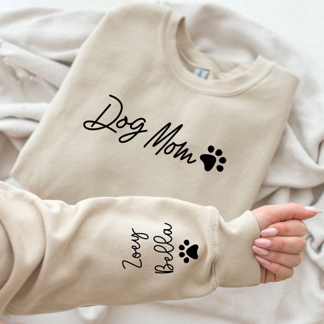 Custom Dog Sweater, Custom Pet Shirt, Comfy Momma Sweatshirt, Dog Mom ...