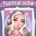 Twitch Emote Scared Ghost Emote Cute Clip Art Ghost Streamer Streaming ...