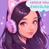 Twitch Icon Hijab Streamer Art, Twitch Profile Pic, Streaming, No ...