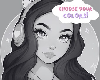 Twitch Icon, Streamer Art, Twitch Profile Pic, Streaming, No Commission ...