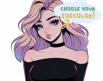 Customized Twitch Icon, Commission, Streamer Art, Twitch Profile Pic ...