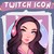 Purple Twitch Icon for Streamer Art Twitch Profile Pic for Streaming ...